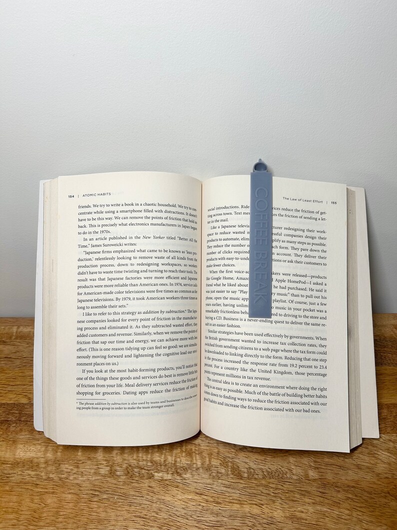 3D Printed Coffee Mug Bookmark - Perfect for Book Lovers and Coffee ...