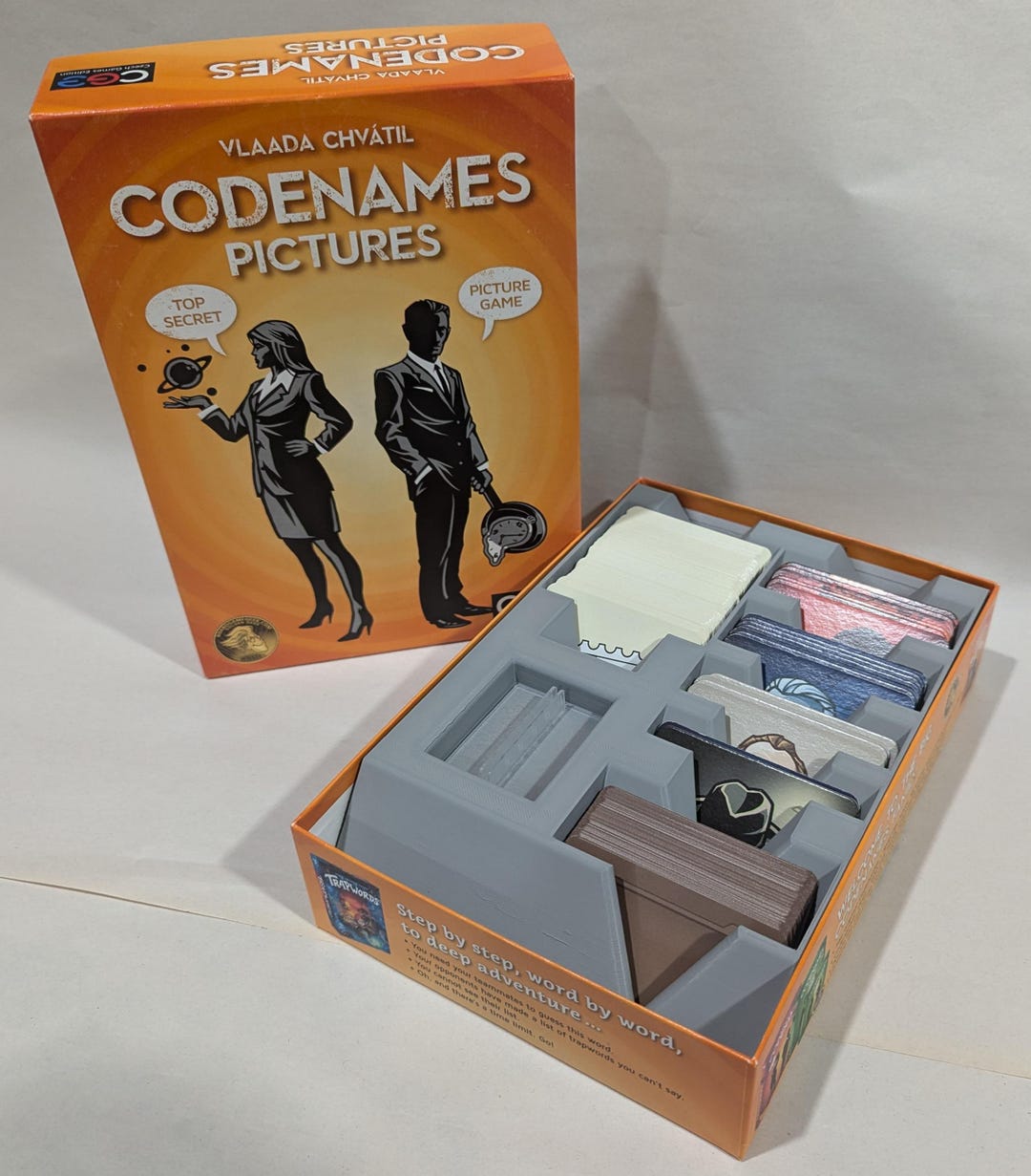 Codenames Pictures Board Game Insert Organizer - Etsy