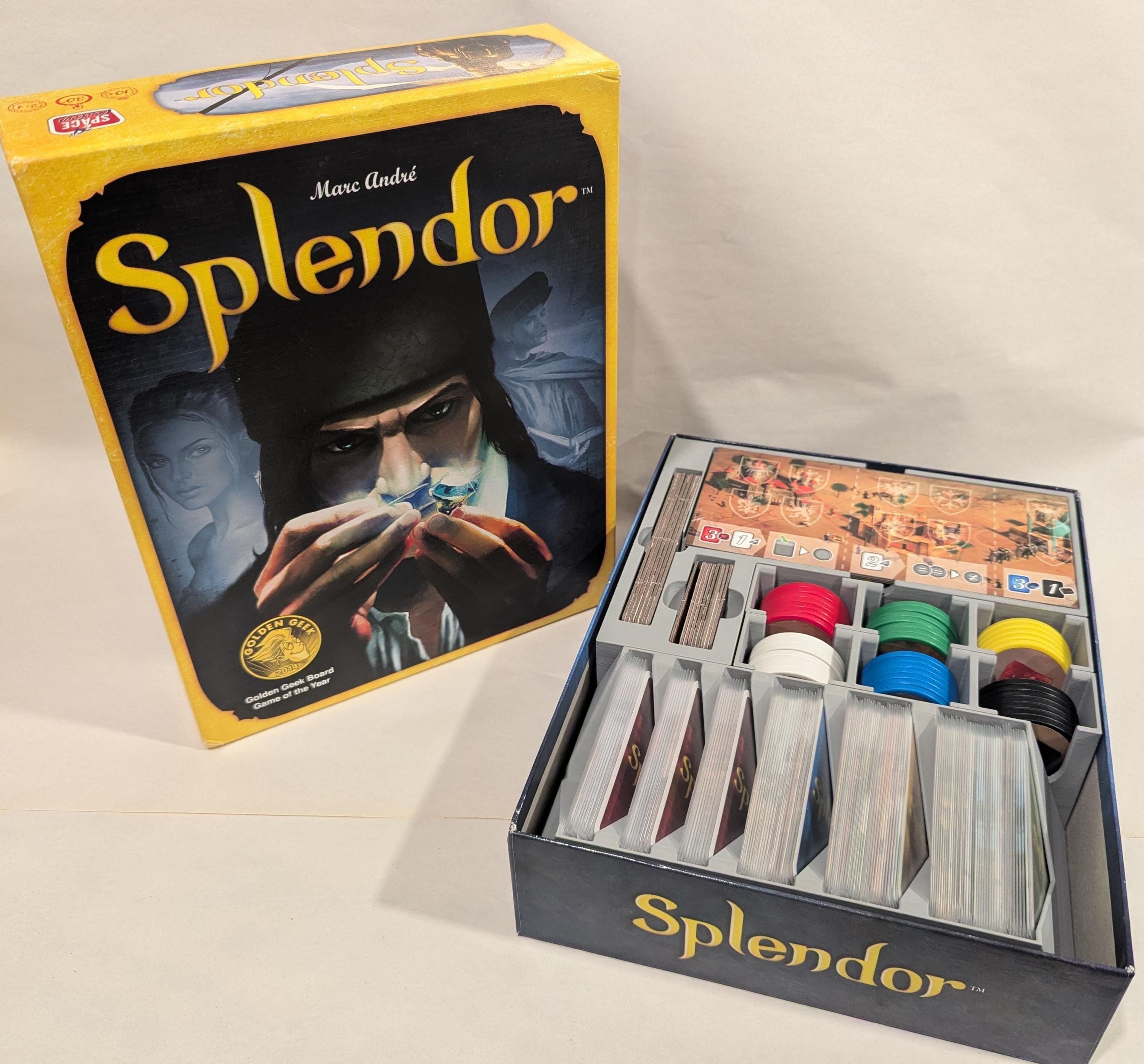 Insert Organizer for Splendor + Cities of Splendor Expansion Board Game ...