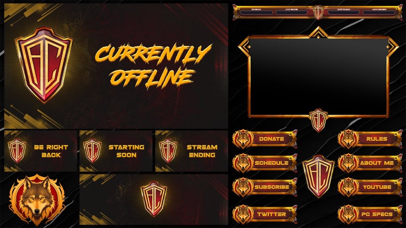 Full Pack Stream Overlays - Etsy