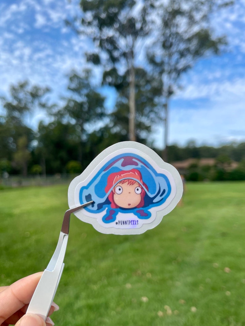 Ponyo Vinyl Stickers / Ponyo / Studio Ghibli / Holographic Sticker ...