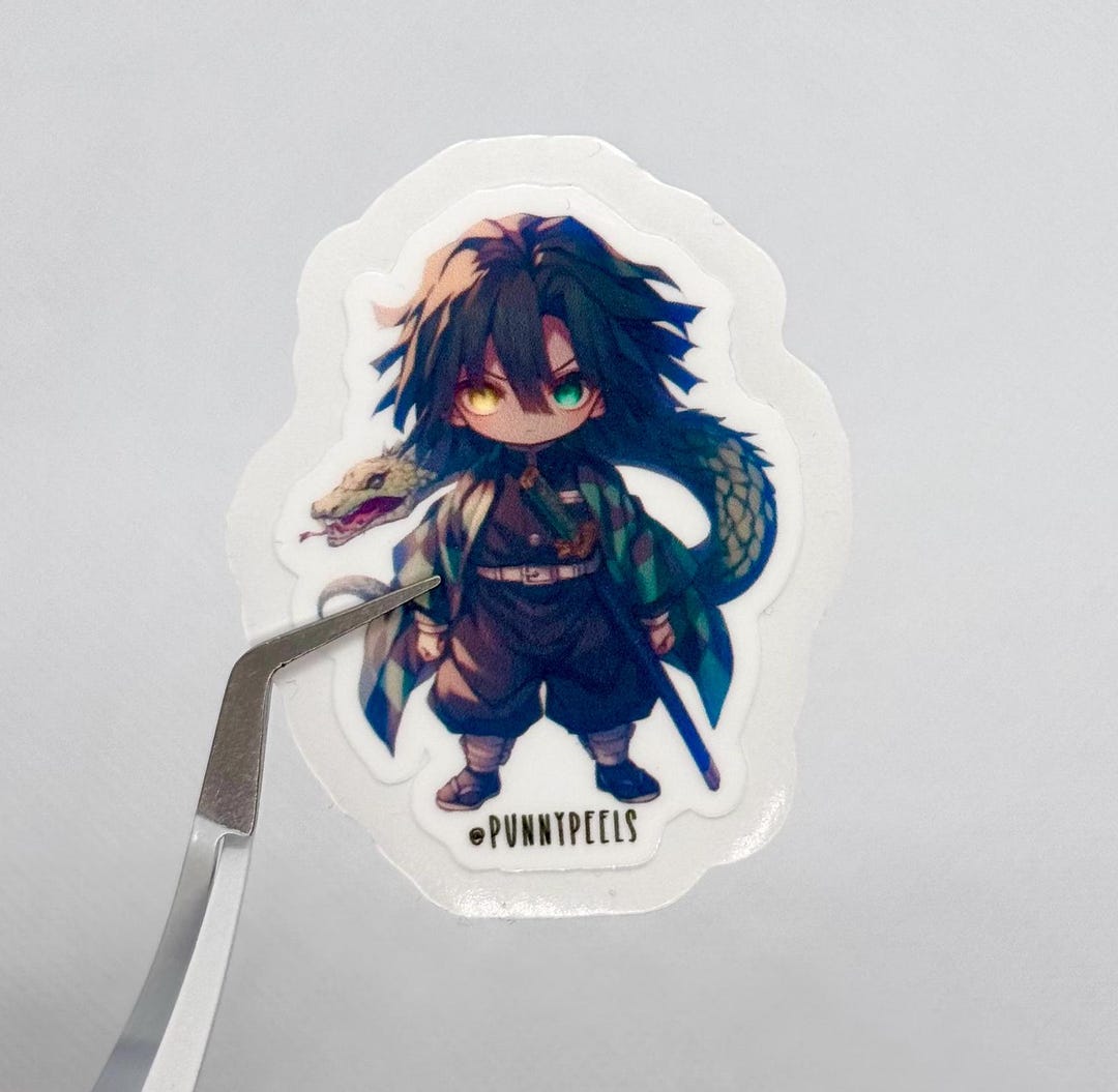 Obanai Iguro Serpent Vinyl Sticker / Demon Slayer / Chibi Obanai ...