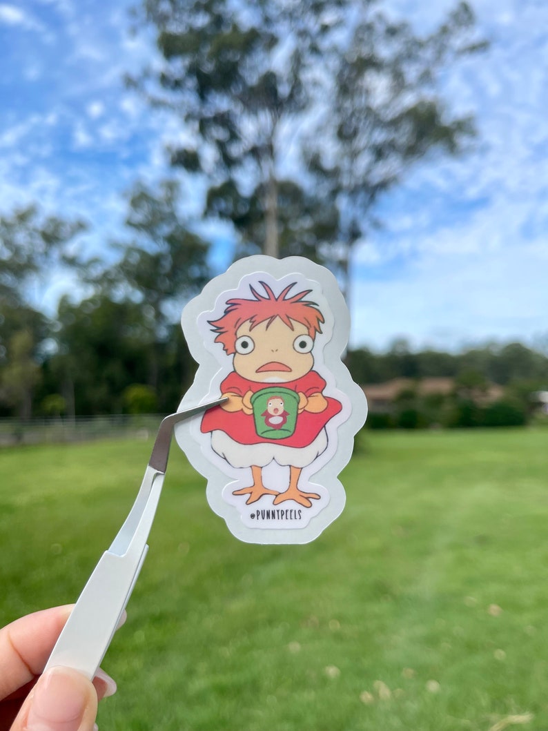 Ponyo Vinyl Stickers / Ponyo / Studio Ghibli / Holographic Sticker ...