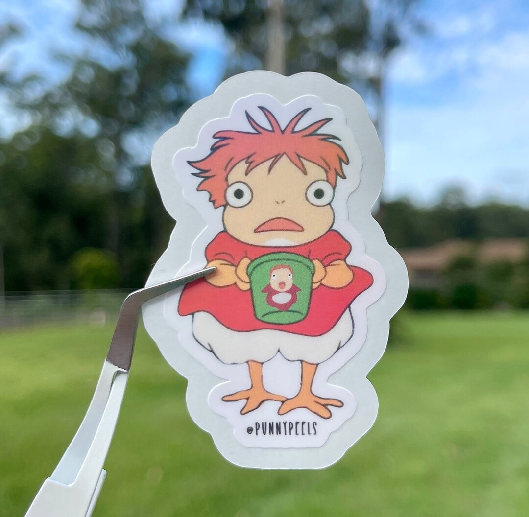 Ponyo Vinyl Stickers / Ponyo / Studio Ghibli / Holographic Sticker ...