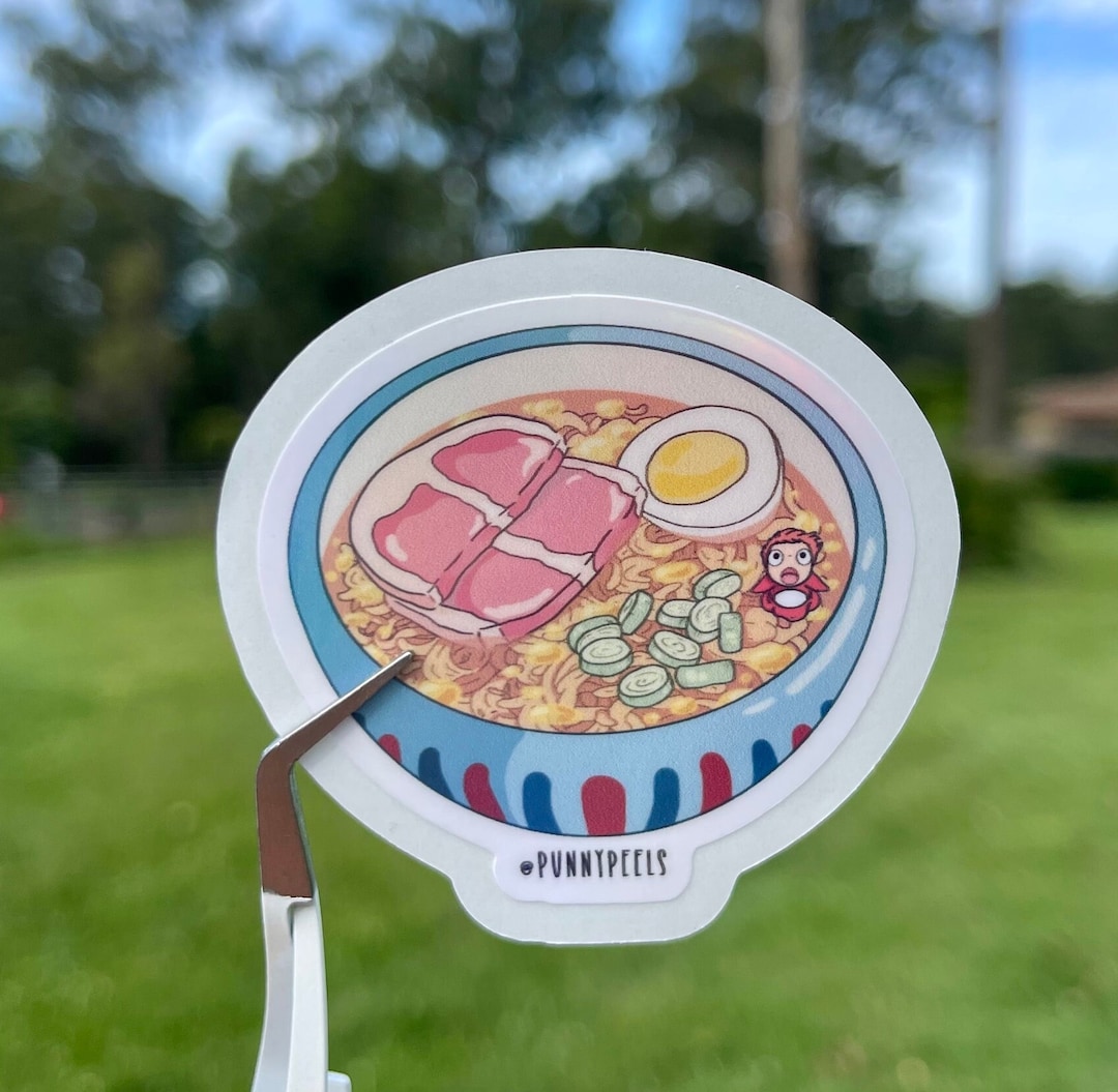 Ponyo Vinyl Stickers / Ponyo / Studio Ghibli / Holographic Sticker ...
