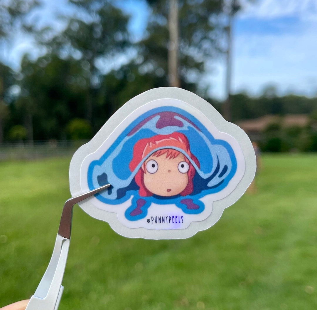 Ponyo Vinyl Stickers / Ponyo / Studio Ghibli / Holographic Sticker ...