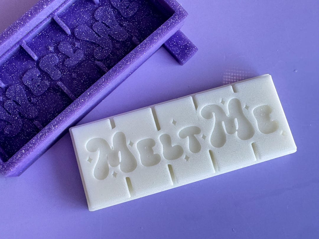 Melt Me Wax Melt Snap Bar Silicone Mould, Funny Pun Decor, Make Your ...