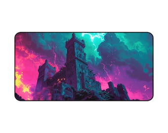 Kingdom of the Elves Fantasy Gaming Desk Mat, Scenic , Elf, TCG Playmat ...