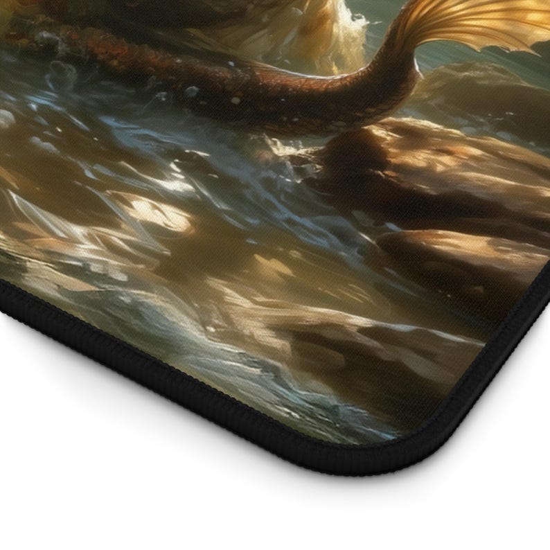 Vintage Little Mermaid Fairy Tale Playmat, Fantasy Desk Mat, Sea Game ...