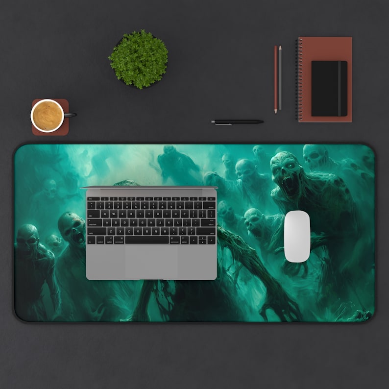 Army of the Undead Fantasy Gaming Desk Mat, Zombies, Magic Playmat, TCG ...