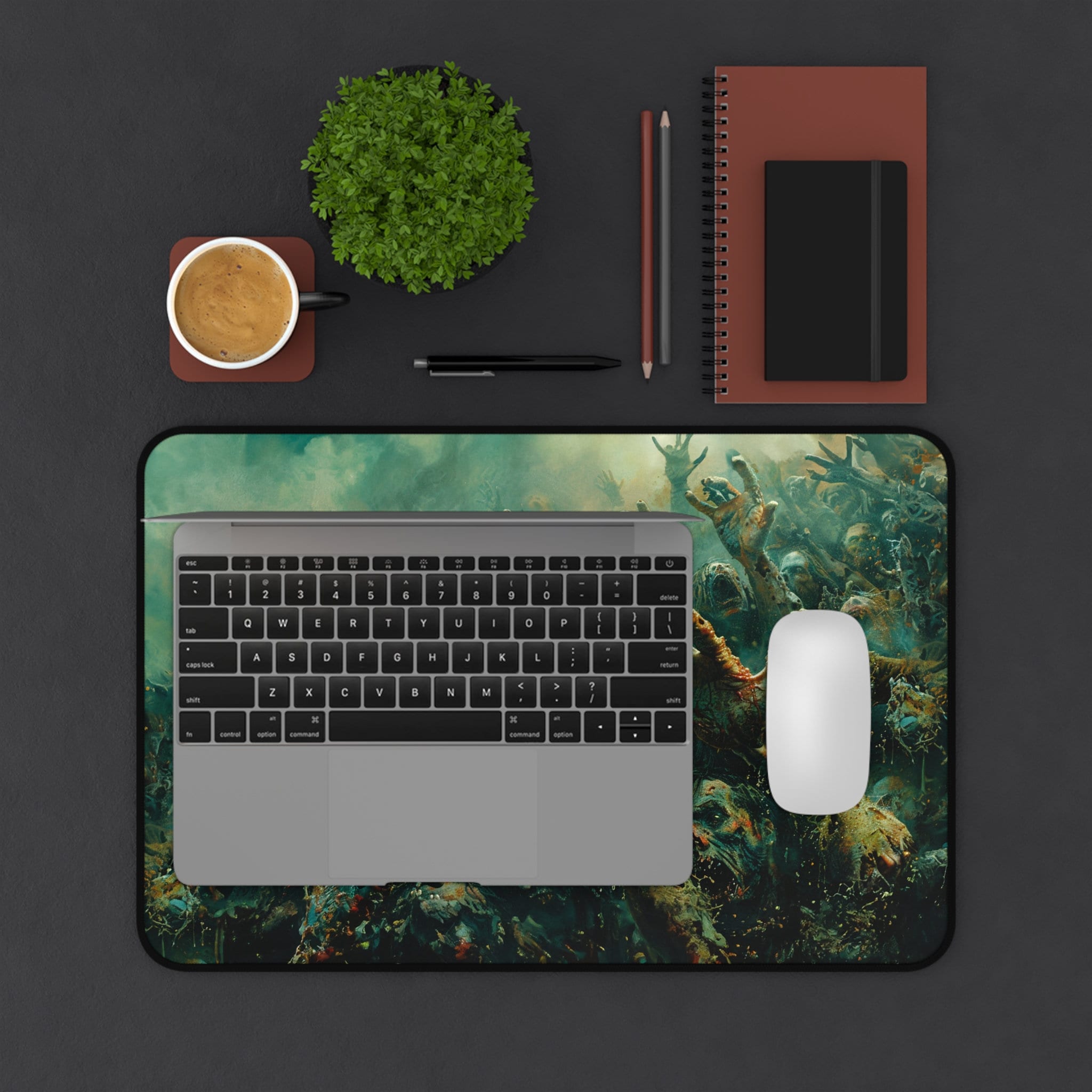 Zombie Nightmare Gaming Desk Mat, Undead Horde, Magic Playmat, TCG ...