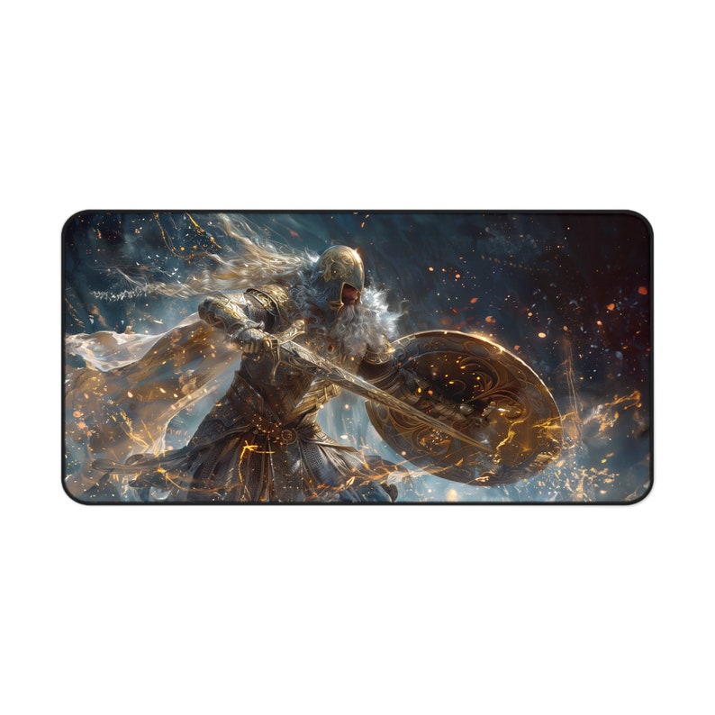 Holy Paladin Head Knight Gaming Desk Mat, Magic Playmat, TCG Playmat ...