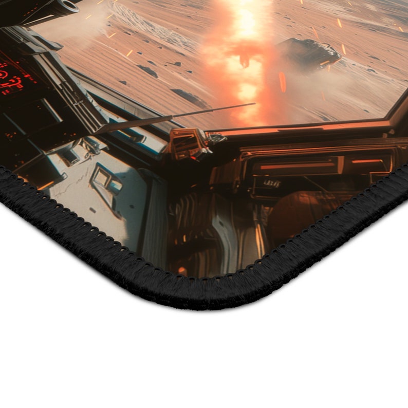 Mech Attack Pilot Cockpit View Sci-fi Gaming Mouse Pad, Mecha, Video ...