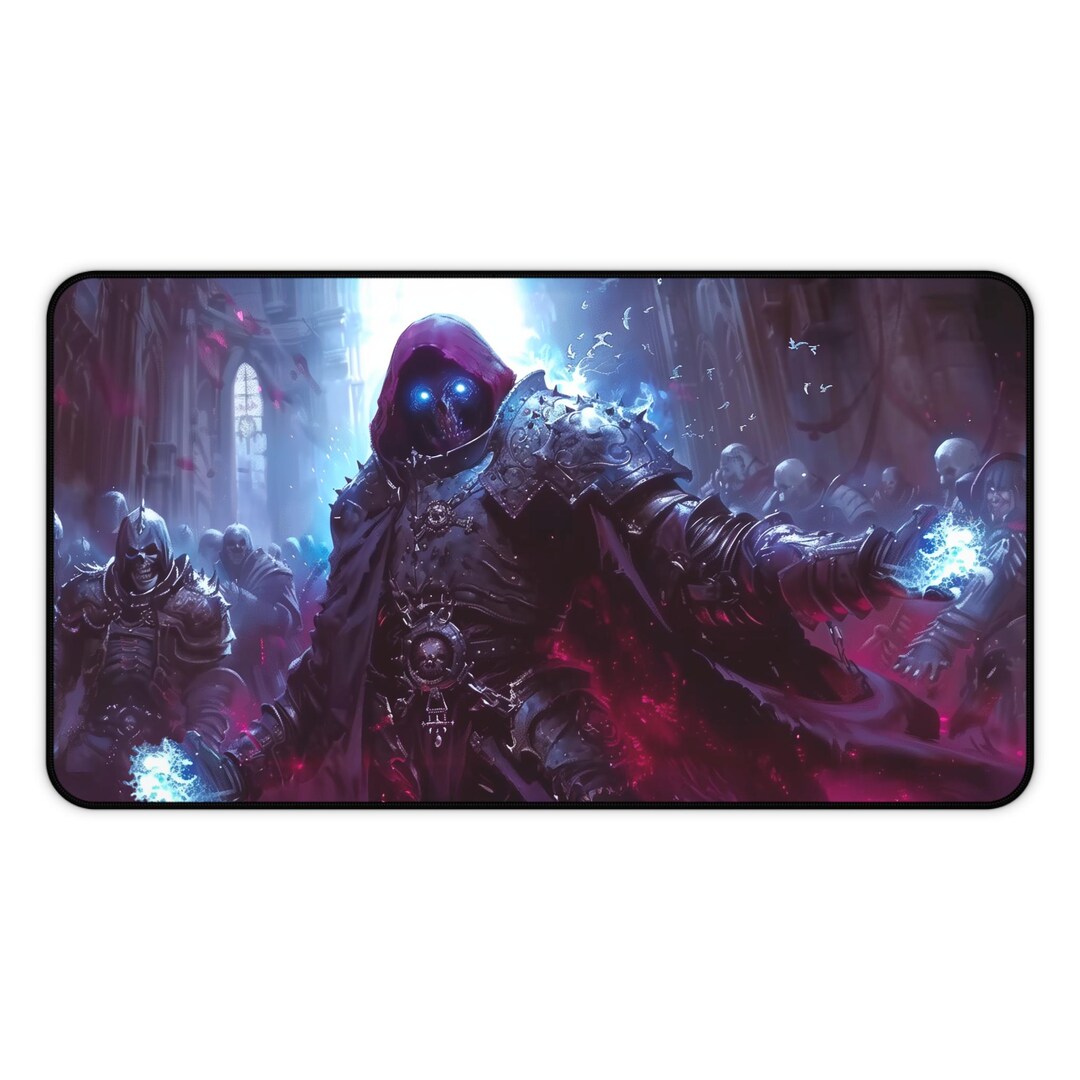 Chaos Knight Army of the Undead Fantasy Gaming Desk Mat, Zombies, Magic ...