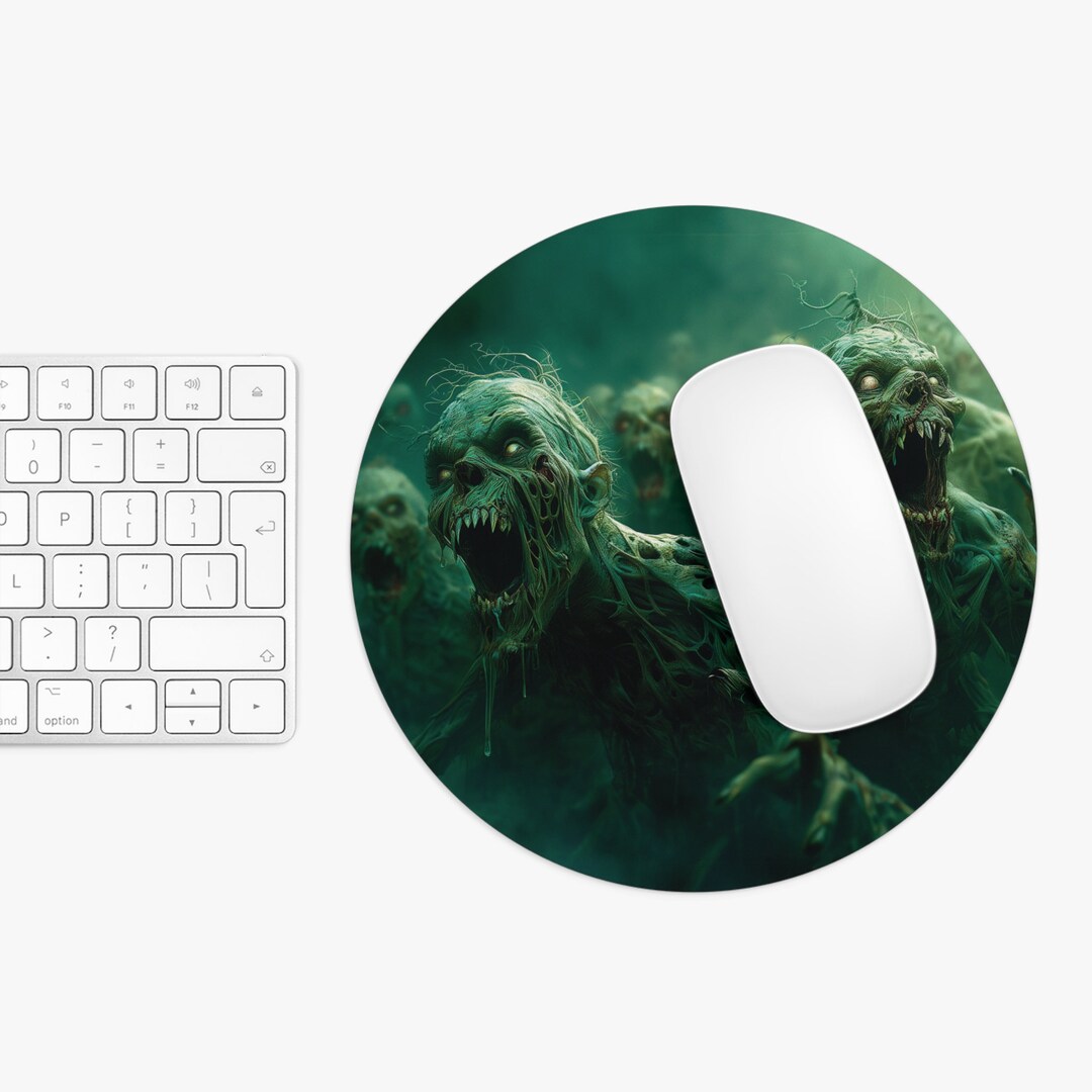 The Necromancer's Undead Army Fantasy Gaming Mouse Pad, Zombie Horde ...