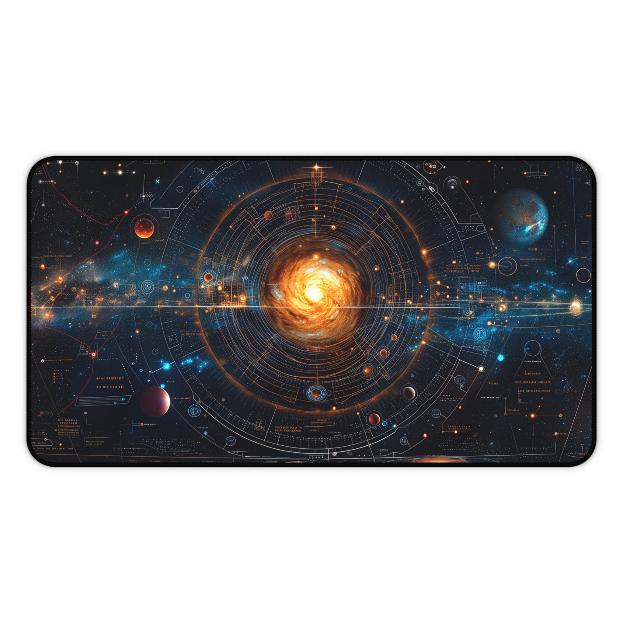 Galaxy Star Chart Sci-fi Gaming Desk Mat, Magic Playmat, TCG Playmat ...