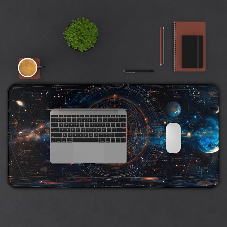 Galaxy Star Chart Sci-fi Gaming Desk Mat, Magic Playmat, TCG Playmat ...