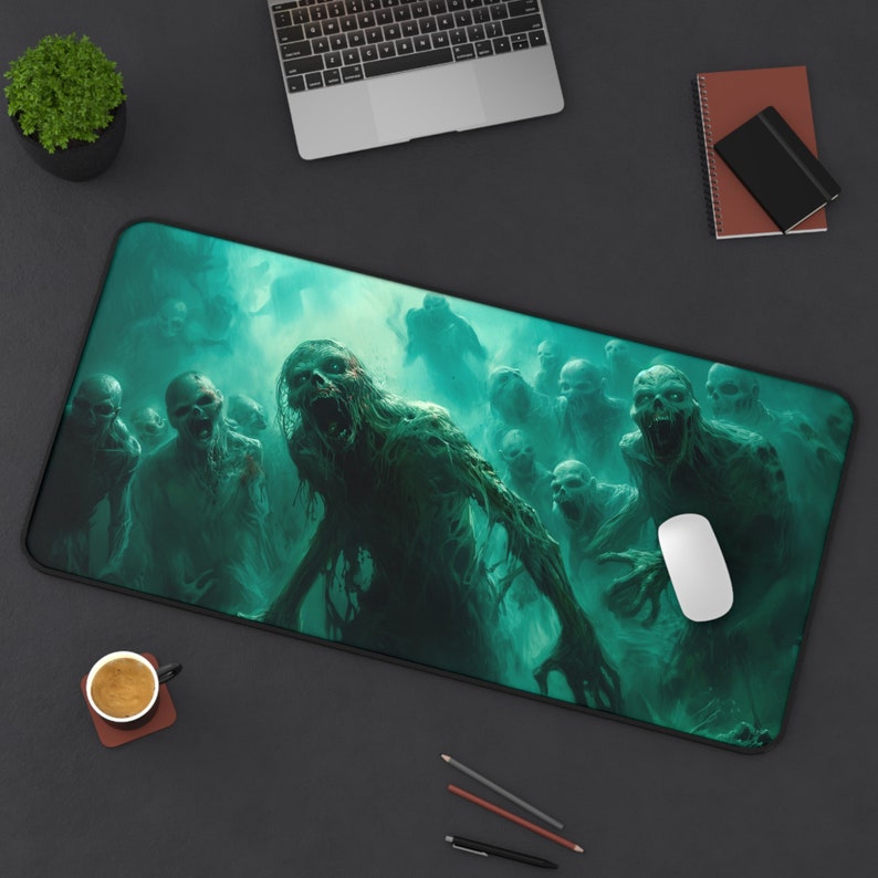 Army of the Undead Fantasy Gaming Desk Mat, Zombies, Magic Playmat, TCG ...