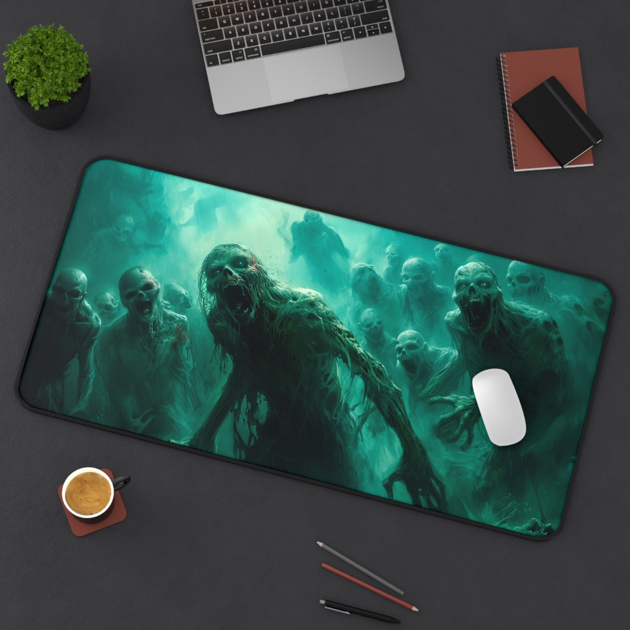 Army of the Undead Fantasy Gaming Desk Mat, Zombies, Magic Playmat, TCG ...