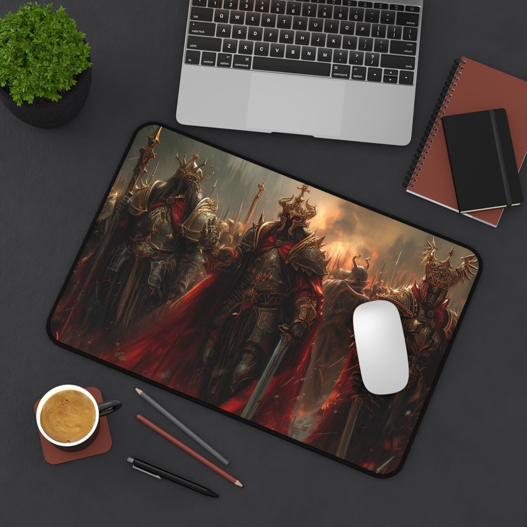Hell Knights Fantasy Gaming Desk Mat, Magic Playmat, TCG Playmat, MTG ...
