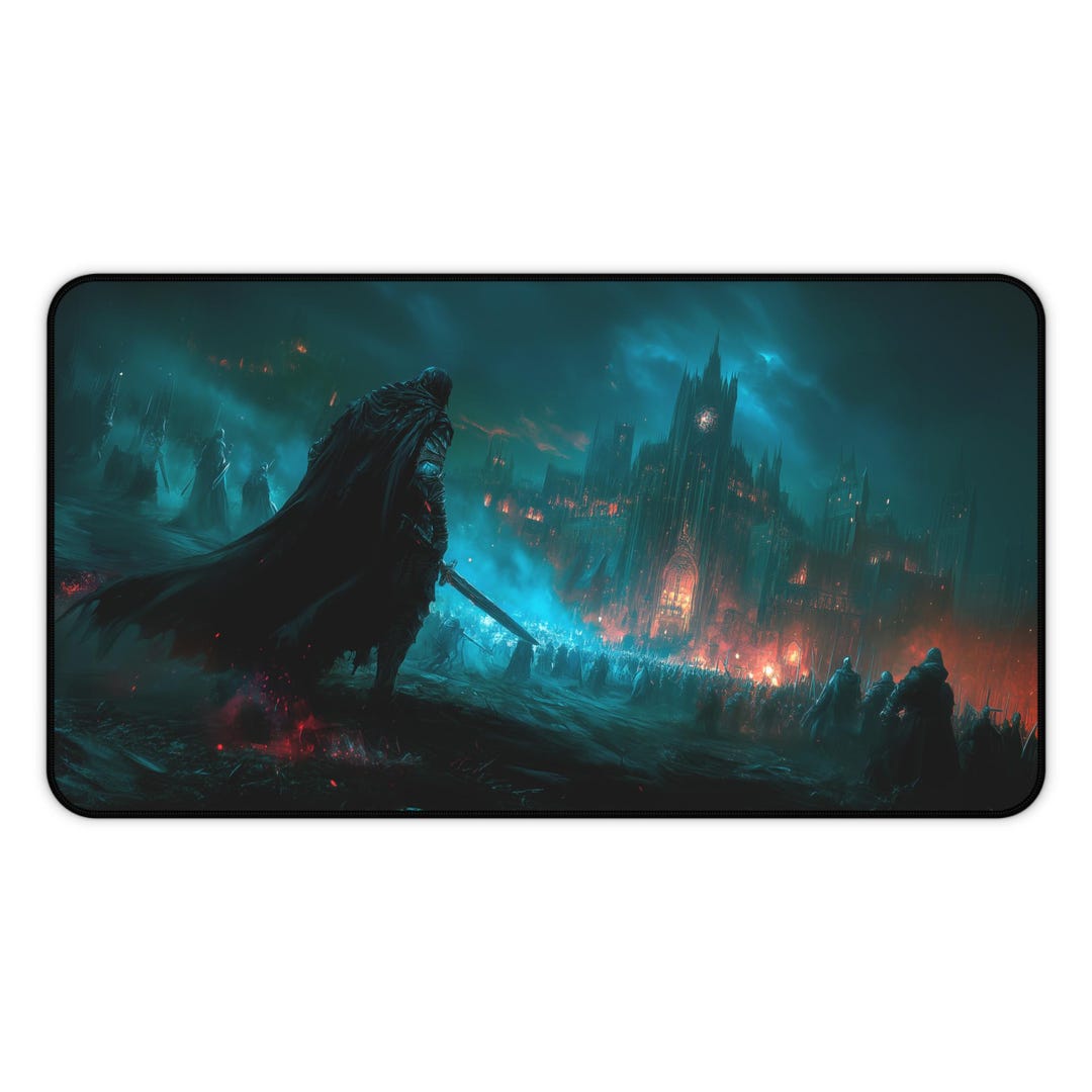 Siege of the Dark Citadel Fantasy Gaming Desk Mat, TCG Playmat, MTG ...
