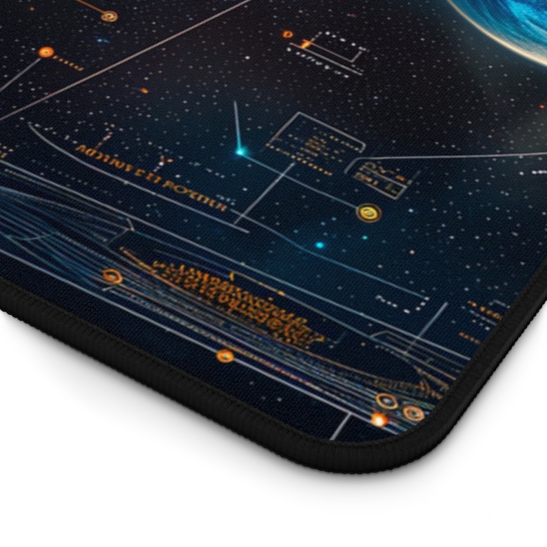 Galaxy Star Chart Sci-fi Gaming Desk Mat, Magic Playmat, TCG Playmat ...