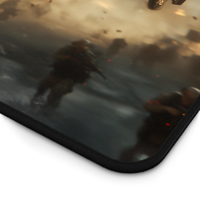 Military Drone Desk Mat, Urban Warfare Gaming Playmat, Futuristic ...