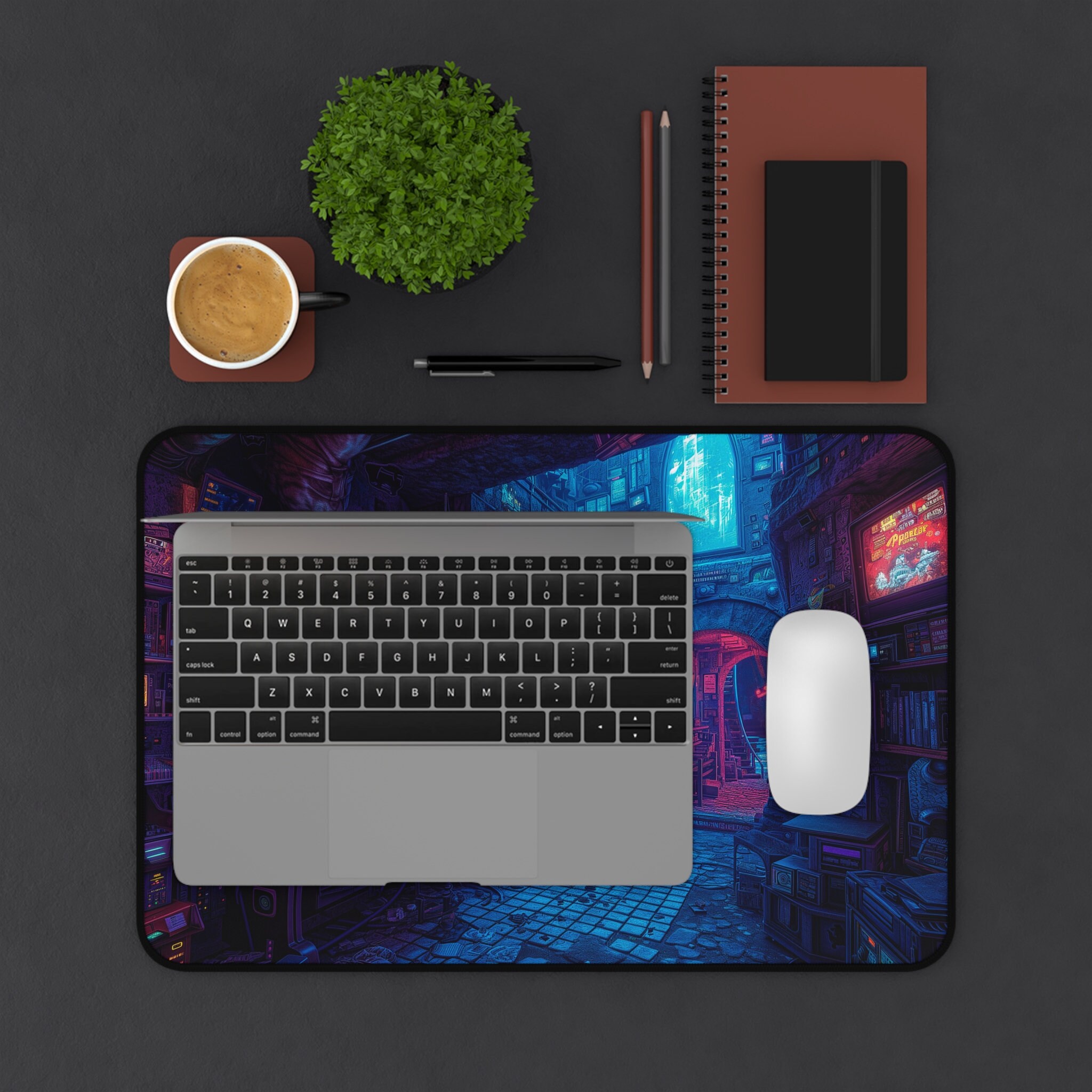 Gamer's Den Cyberpunk Gaming Desk Mat, Magic Playmat, TCG Playmat, MTG ...