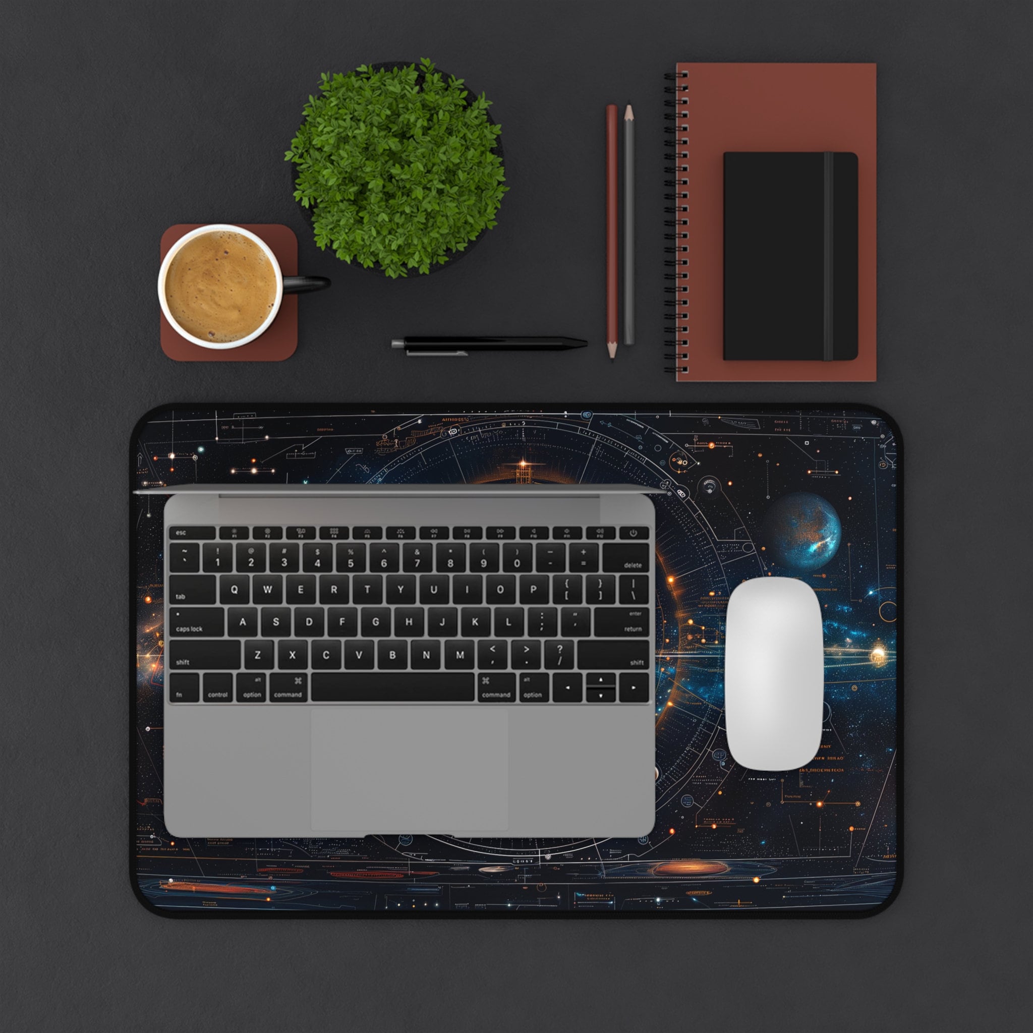 Galaxy Star Chart Sci-fi Gaming Desk Mat, Magic Playmat, TCG Playmat ...