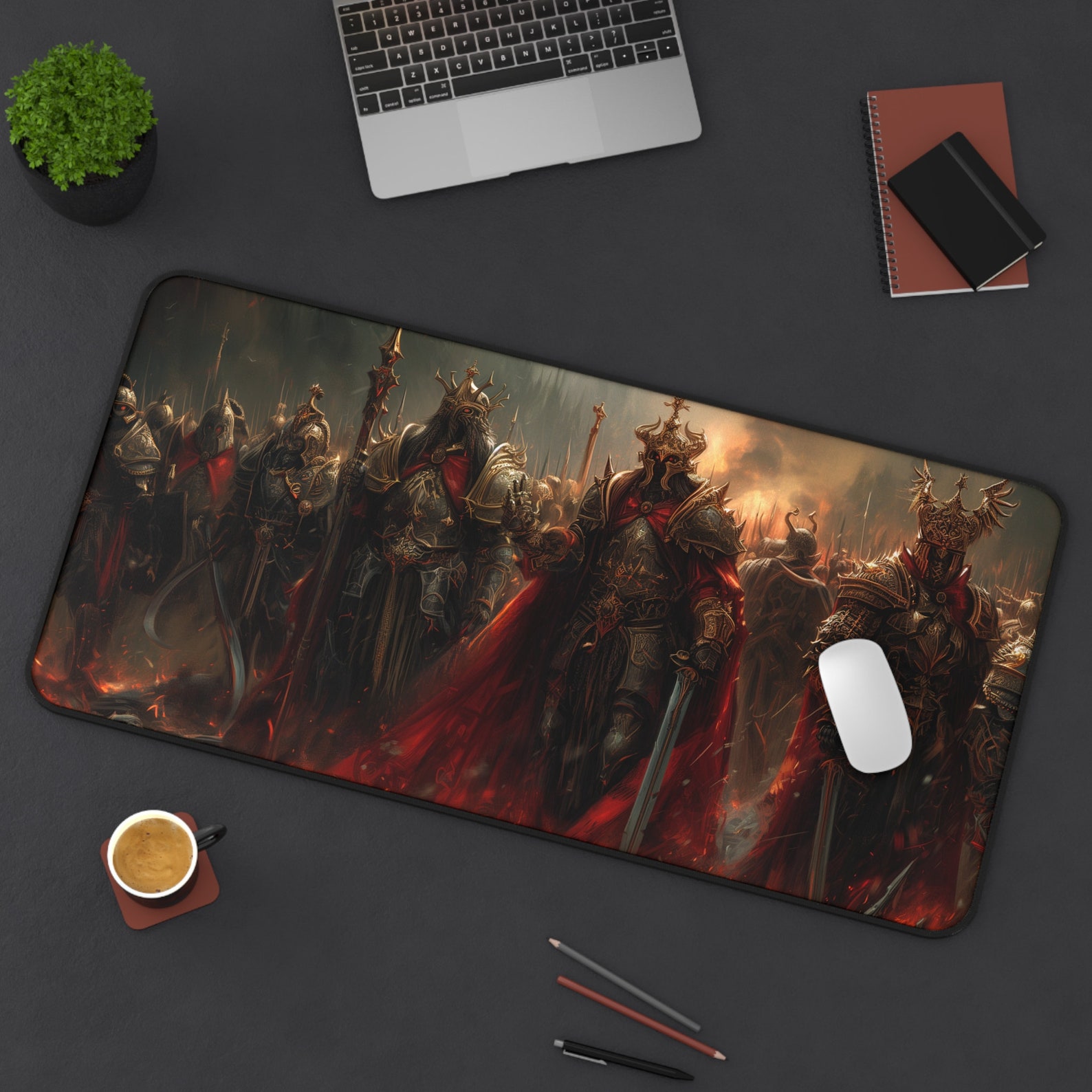 Hell Knights Fantasy Gaming Desk Mat, Magic Playmat, TCG Playmat, MTG ...