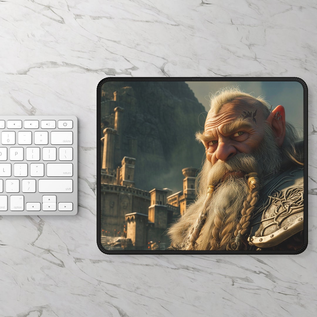 Kingdom of the Dwarves Fantasy Gaming Mouse Pad, Dwarf, Video Game ...