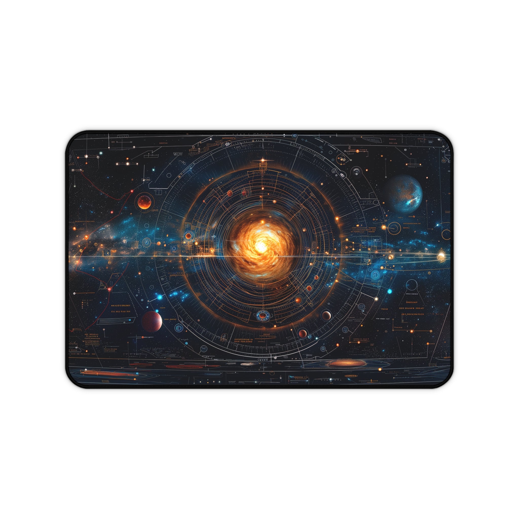 Galaxy Star Chart Sci-fi Gaming Desk Mat, Magic Playmat, TCG Playmat ...