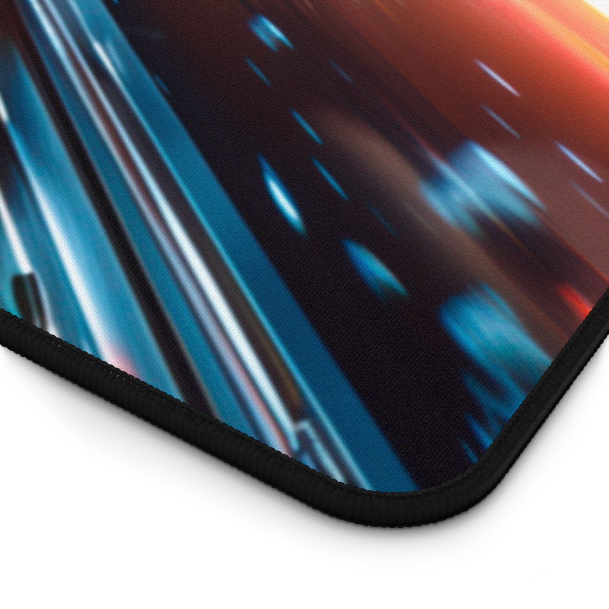 Starship Navigates Asteroid Field Sci-fi Gaming Desk Mat, TCG Playmat ...