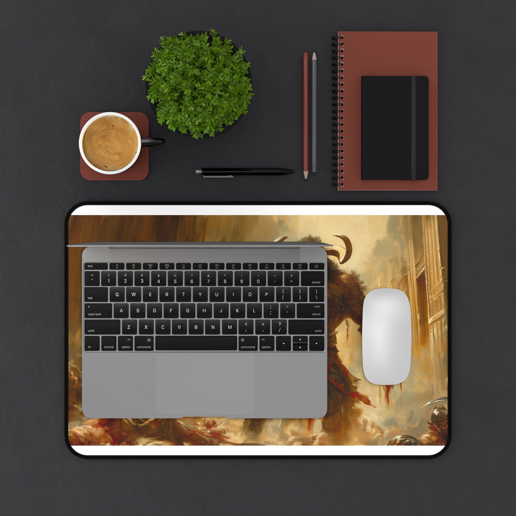 Minotaur Rampage Fantasy Gaming Desk Mat, Magic Playmat, TCG Playmat ...