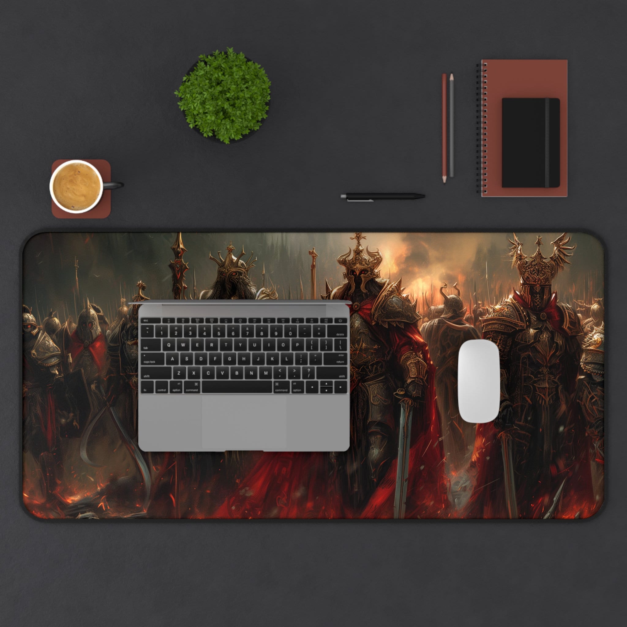 Hell Knights Fantasy Gaming Desk Mat, Magic Playmat, TCG Playmat, MTG ...