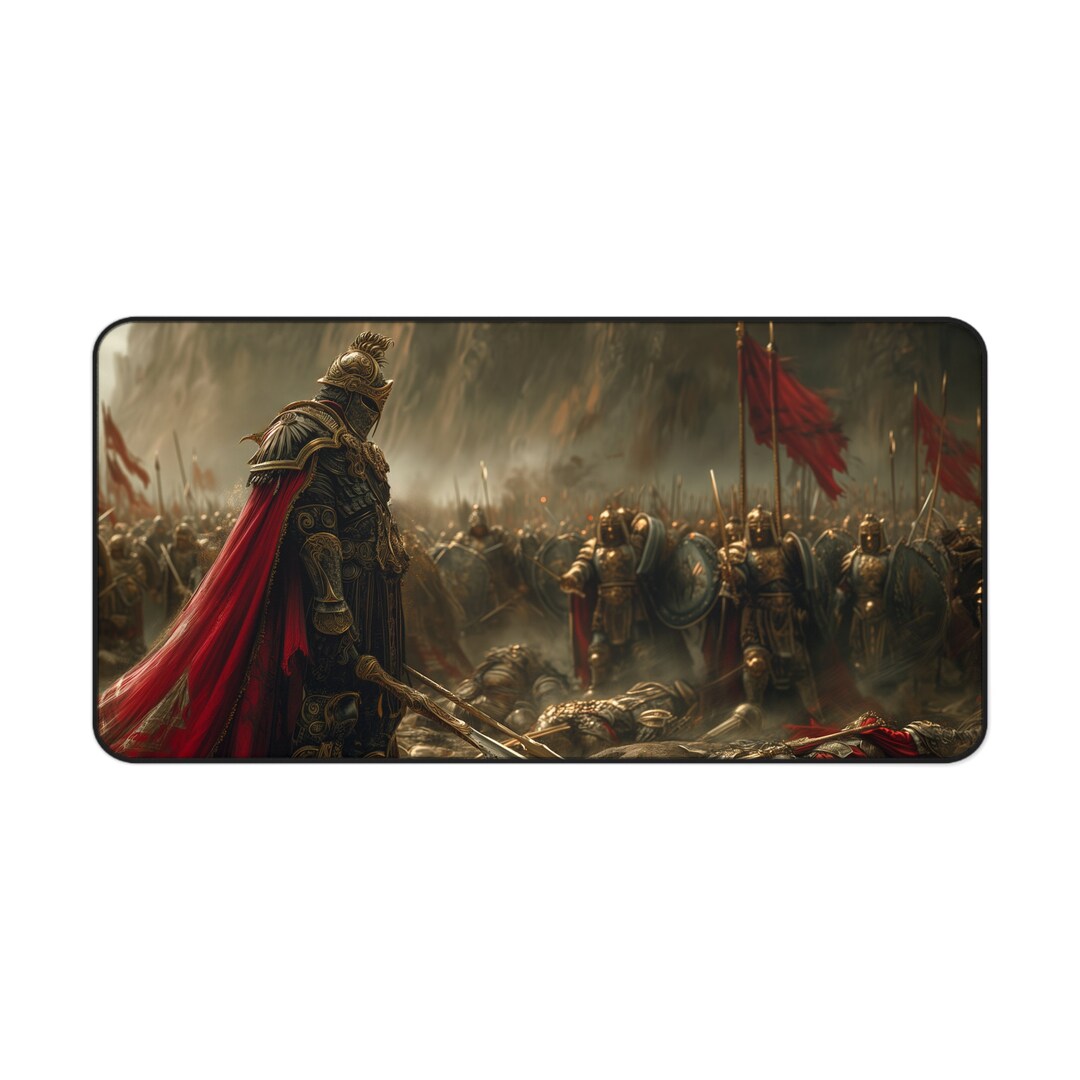 Black Knight Undefeated Fantasy Gaming Desk Mat, Magic Playmat, TCG ...