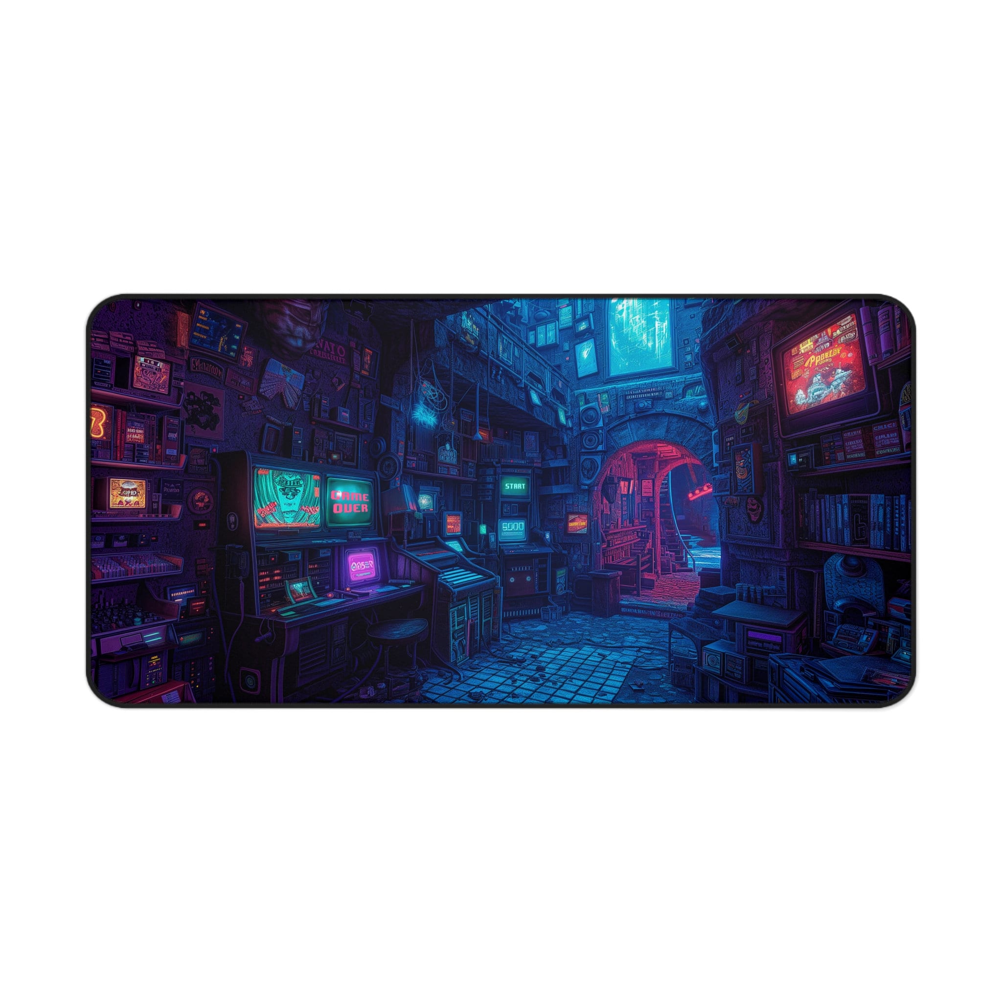 Gamer's Den Cyberpunk Gaming Desk Mat, Magic Playmat, TCG Playmat, MTG ...
