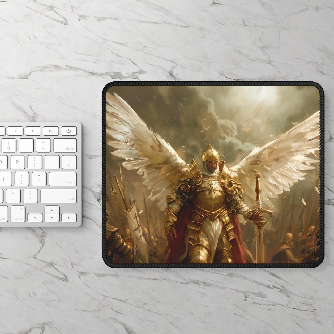 Angel Stormy Skies Gaming Mouse Pad, Angelic, Gifts for Gamers - Etsy