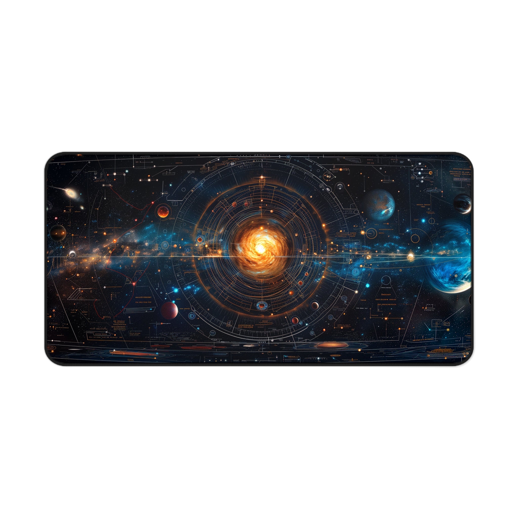 Galaxy Star Chart Sci-fi Gaming Desk Mat, Magic Playmat, TCG Playmat ...