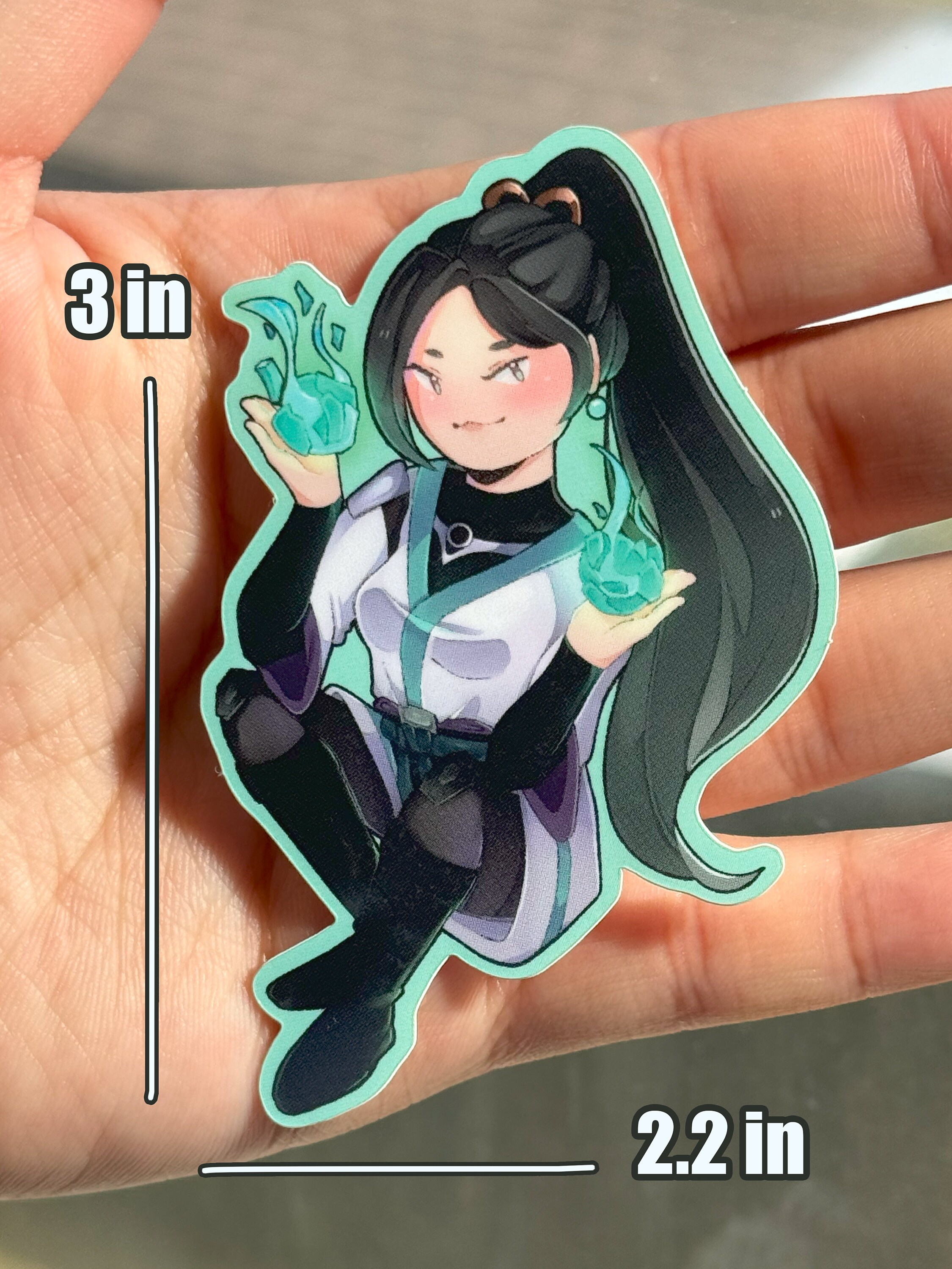 VALORANT Sage Chibi Glossy Sticker - Etsy