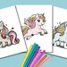 20 Cute Unicorn Coloring Pages for Kids, Fun Activity for Girls ...