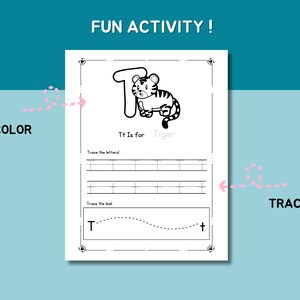 Alphabet Tracing Worksheets for Kids, Fun and Educational Alphabet ...
