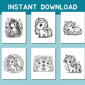 20 Cute Unicorn Coloring Pages for Kids, Fun Activity for Girls ...