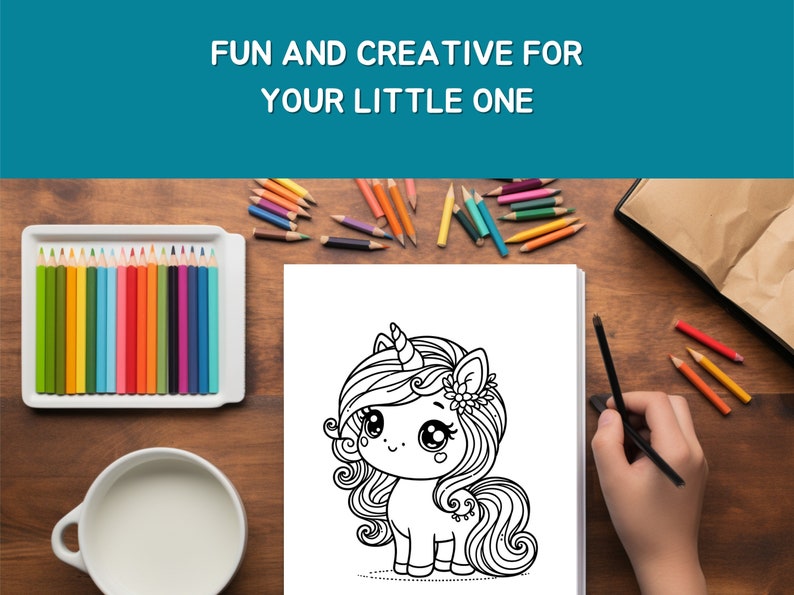 20 Cute Unicorn Coloring Pages for Kids, Fun Activity for Girls ...