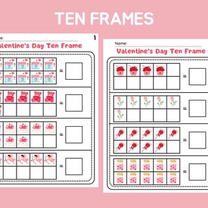 Valentine's Day Preschool Activity, Valentine's Day Bundle, Classroom ...
