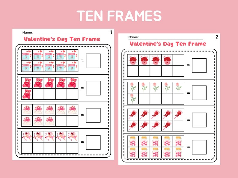 Valentine's Day Preschool Activity, Valentine's Day Bundle, Classroom ...