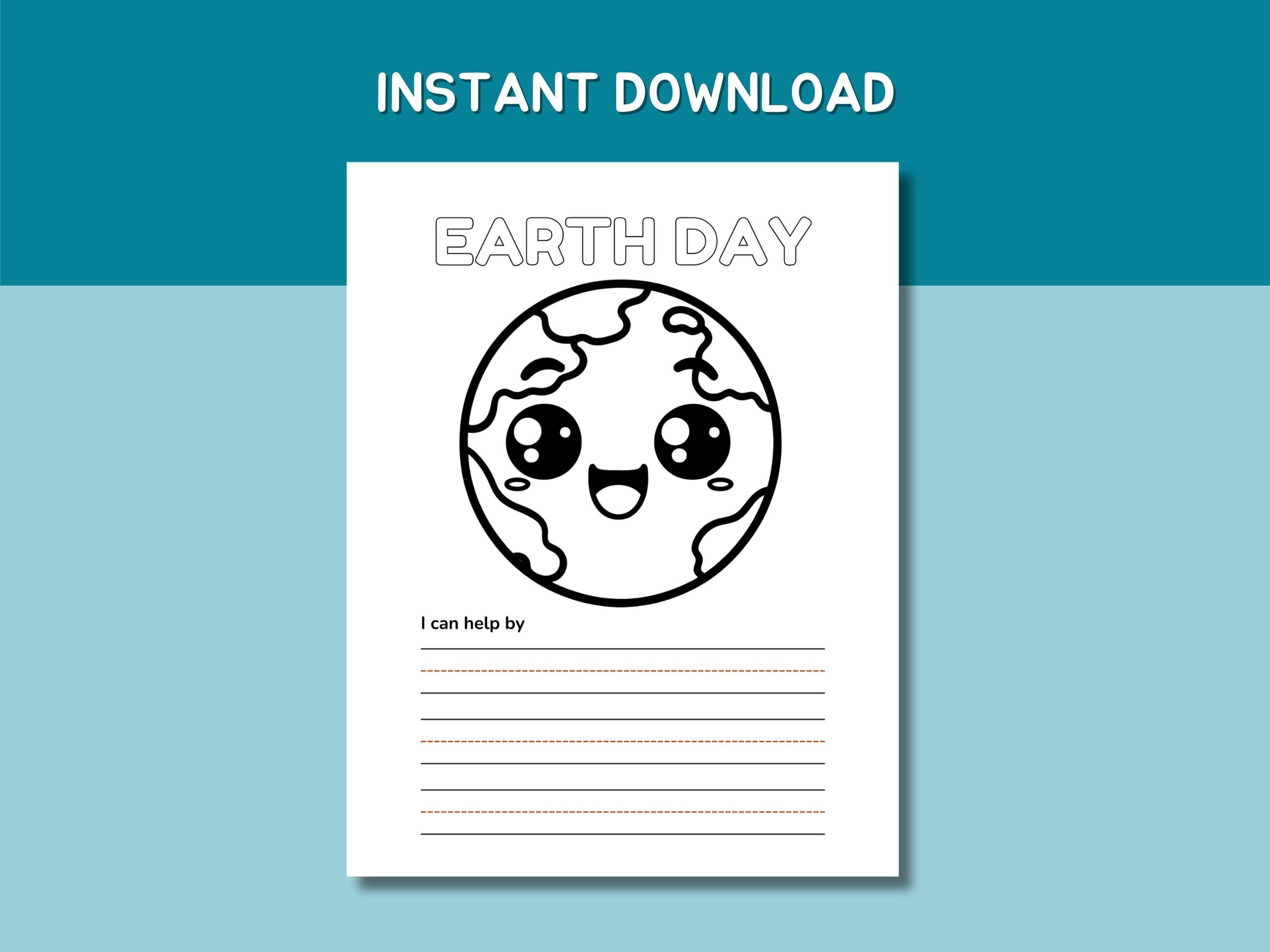Earth Day Activity Pack,printable Coloring Pages and Educational Games ...