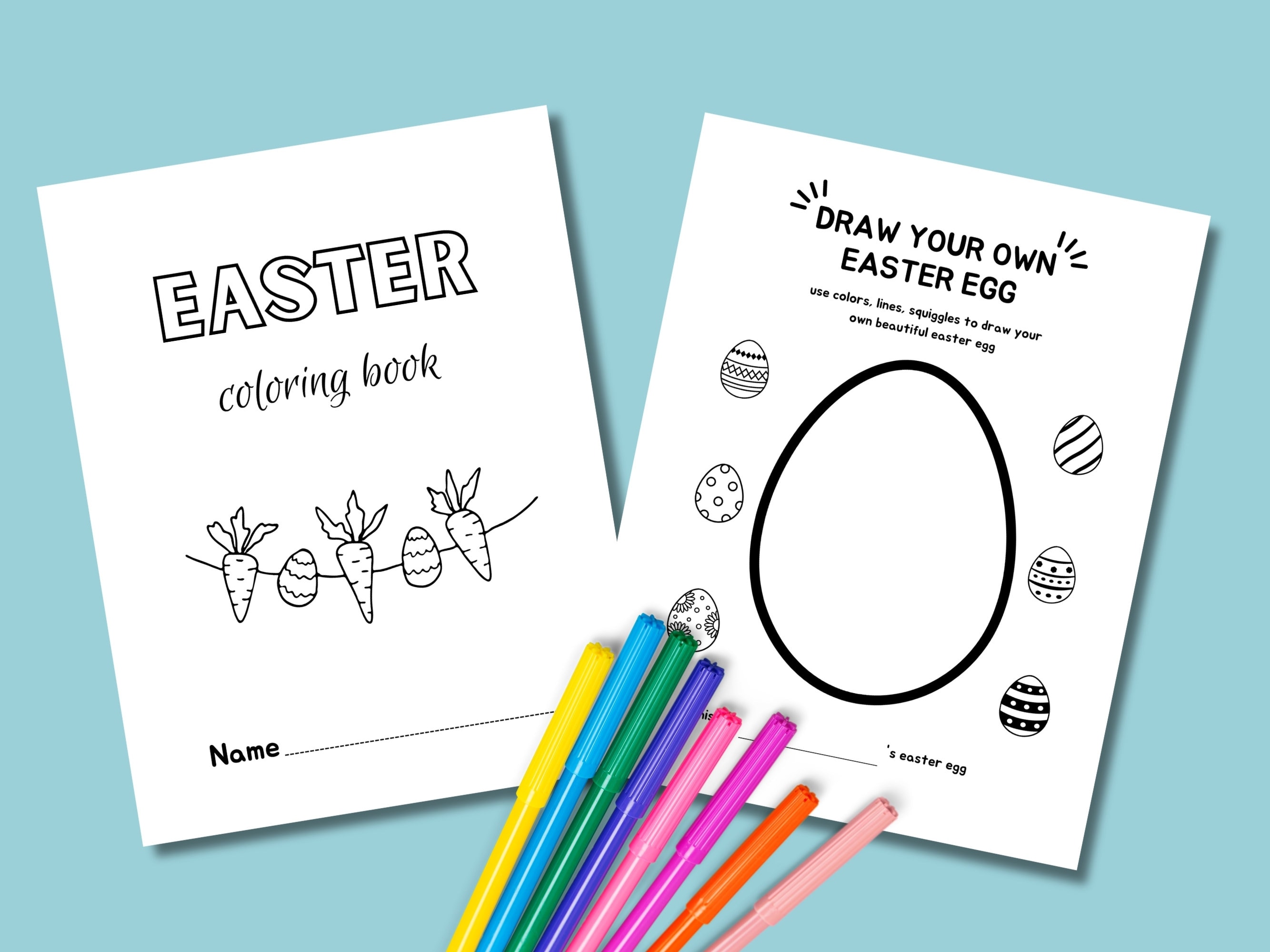 Easter Coloring Pages for Kids , Fun Activity for Young Learners ...