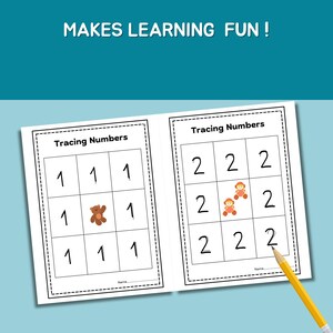 Prek 1-10 Number Tracing Worksheet, Handwriting Practice Worksheets ...