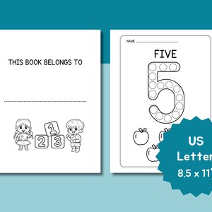 Number Dot Marker Worksheets, Dot Marker Activities for Toddlers ...